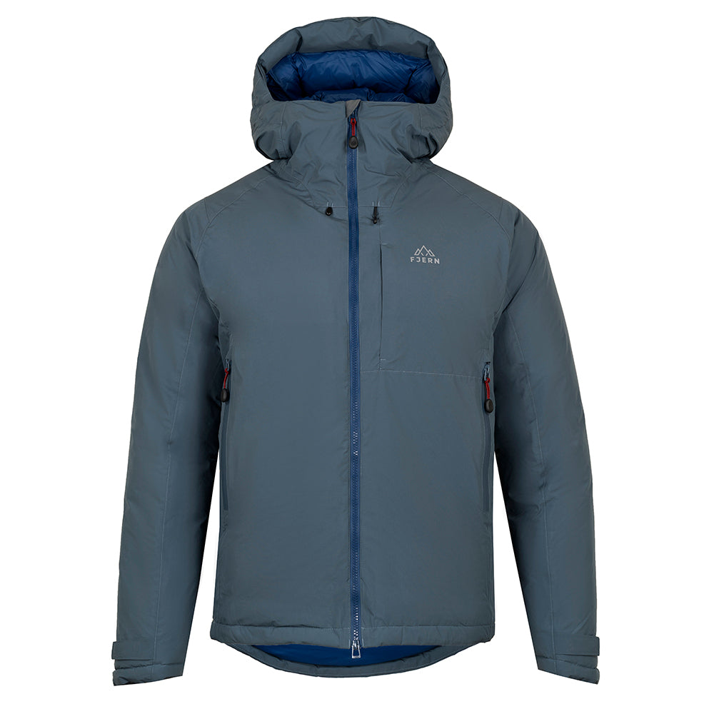 Mens Eldfjall Waterproof Down Jacket (Orion Blue/Poseidon) – Fjern