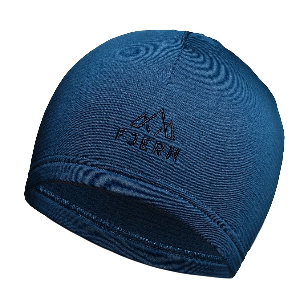 Bresprekk Grid Fleece Beanie (Poseidon) – Fjern